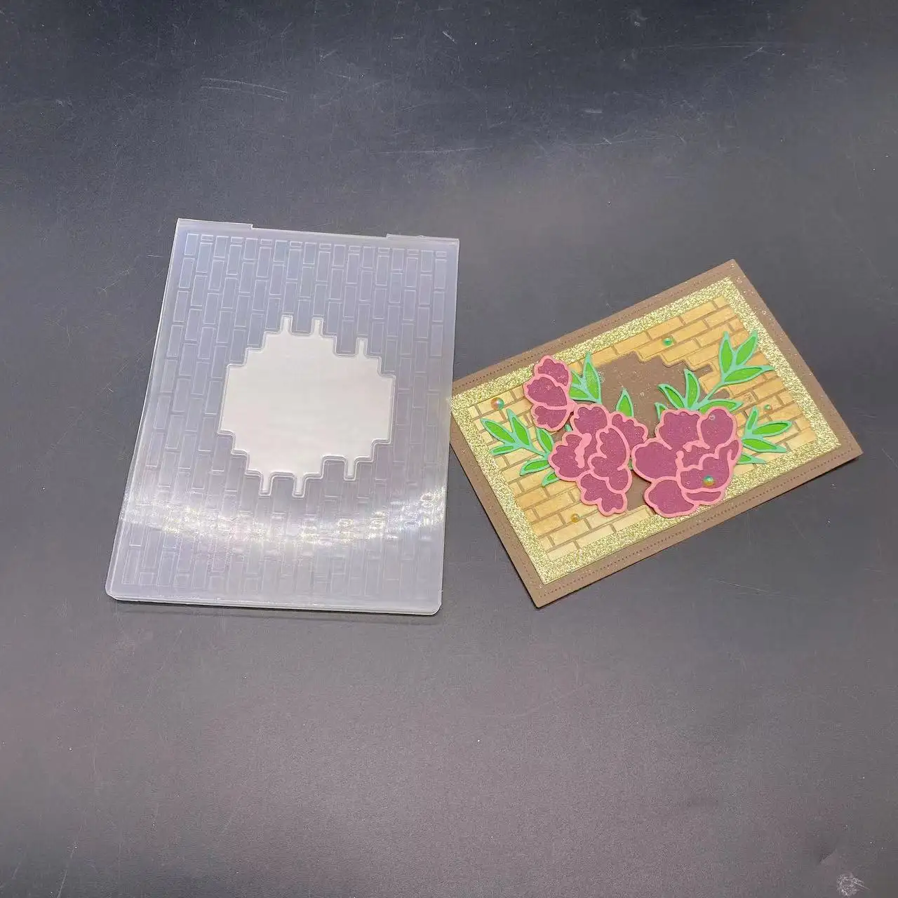 Customized 3D Embossing folder Design DIY - Gift