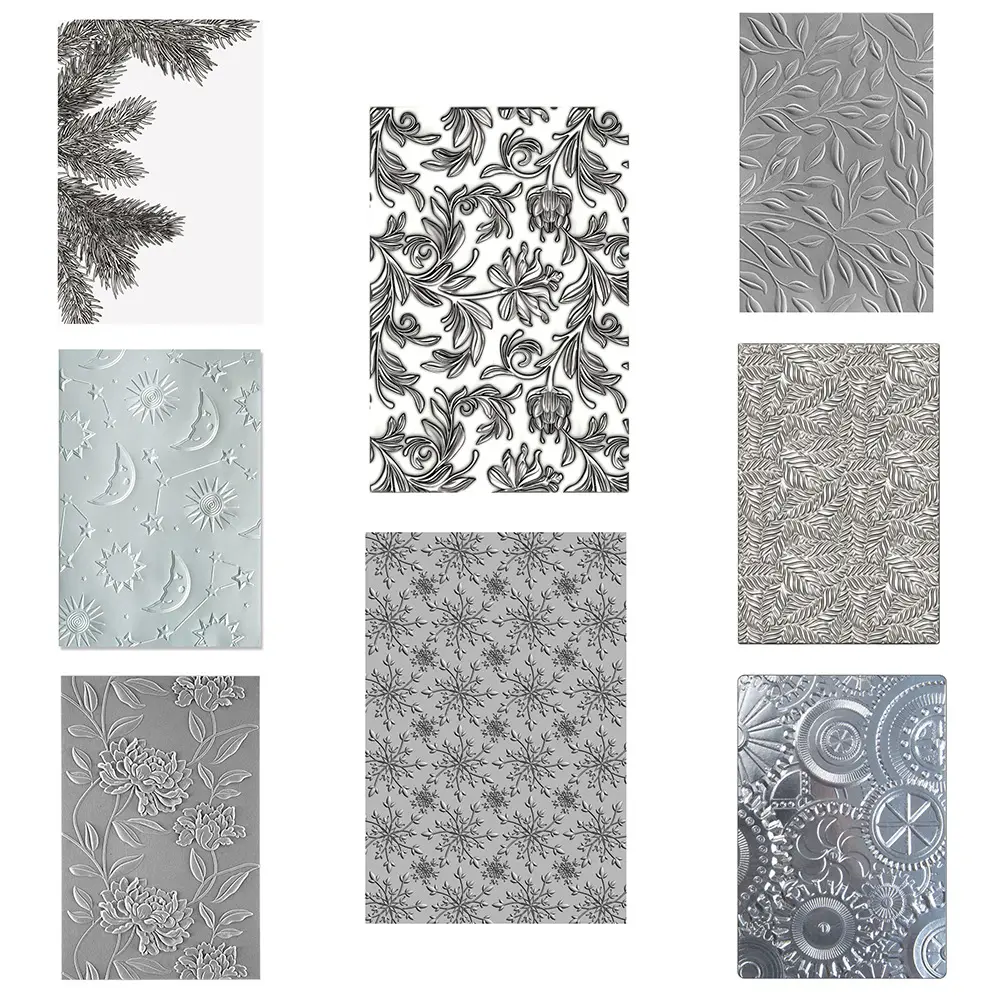 Customized 3D Embossing folder Design DIY - Gift